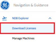 Navigation Database Services - NDB Explorer Licensing Guide | GE Aerospace